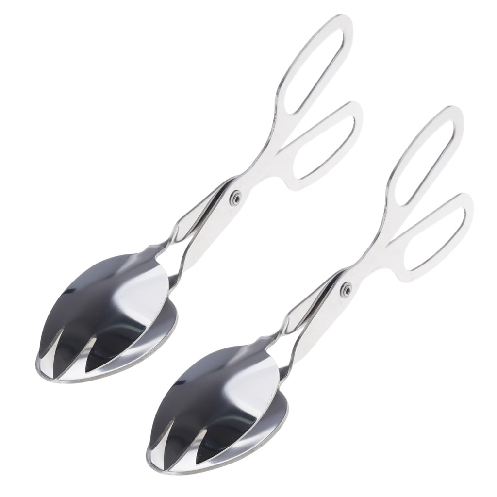 Ergonomic Scissor Styles Serving Tongs Easily Grip Design Suitable for ...