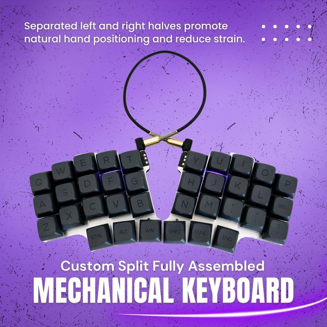 Ergonomic Split Layout 』Experience ultimate comfort with a compact 36 ...