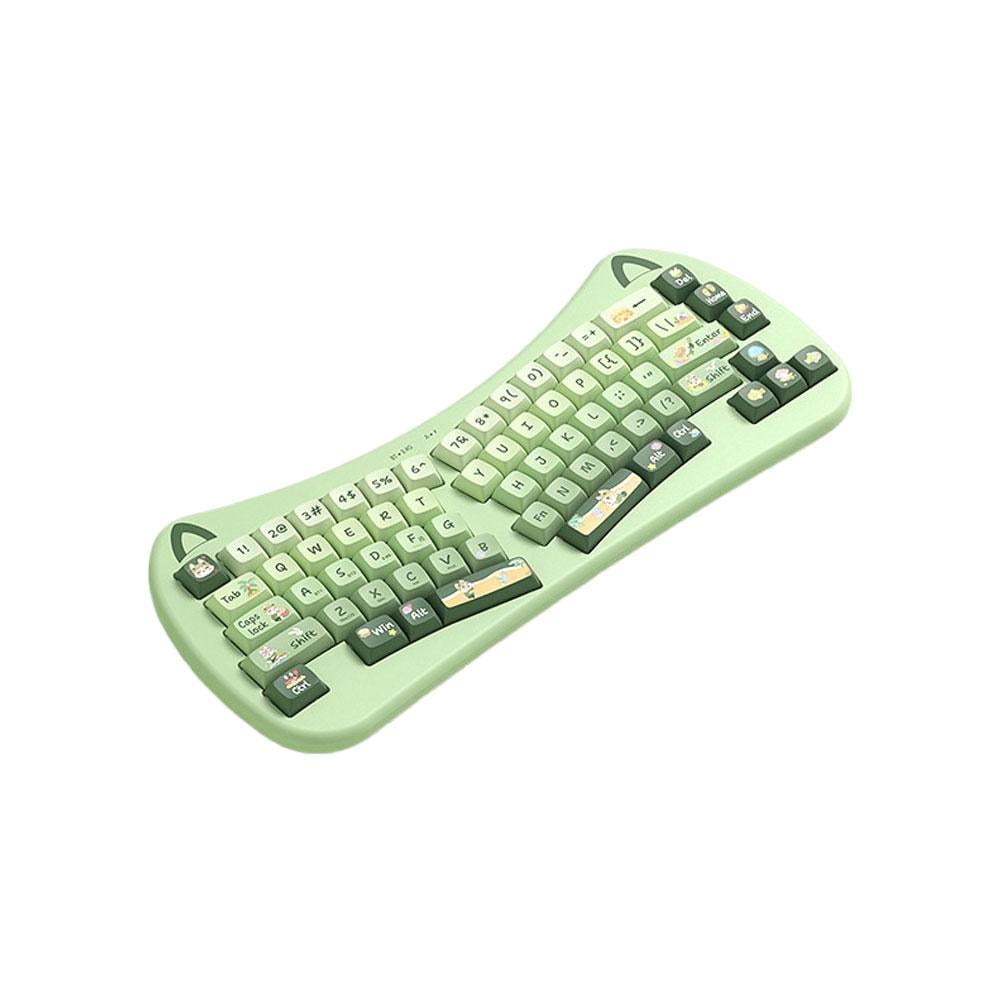 Ergonomic Split Wireless Keyboard with Dual Mode 2.4G & Bluetooth ...