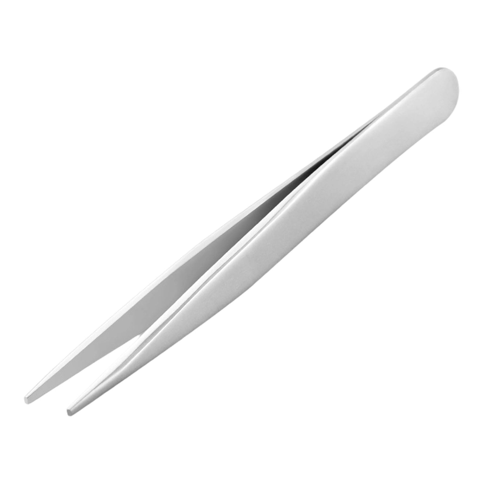 Ergonomic Stainless Steel Tweezers Professional Tool Flat/Pointed Tip ...