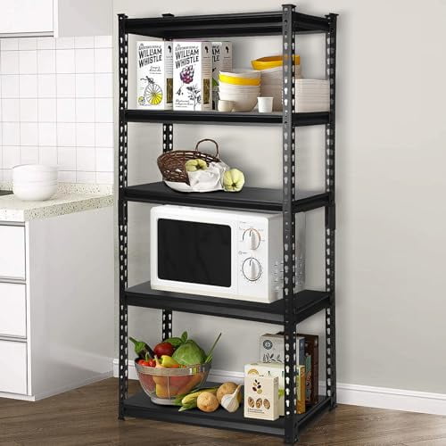 Ergonomic Storage Solution - 5 Tier Adjustable Shelving Unit - Walmart.com