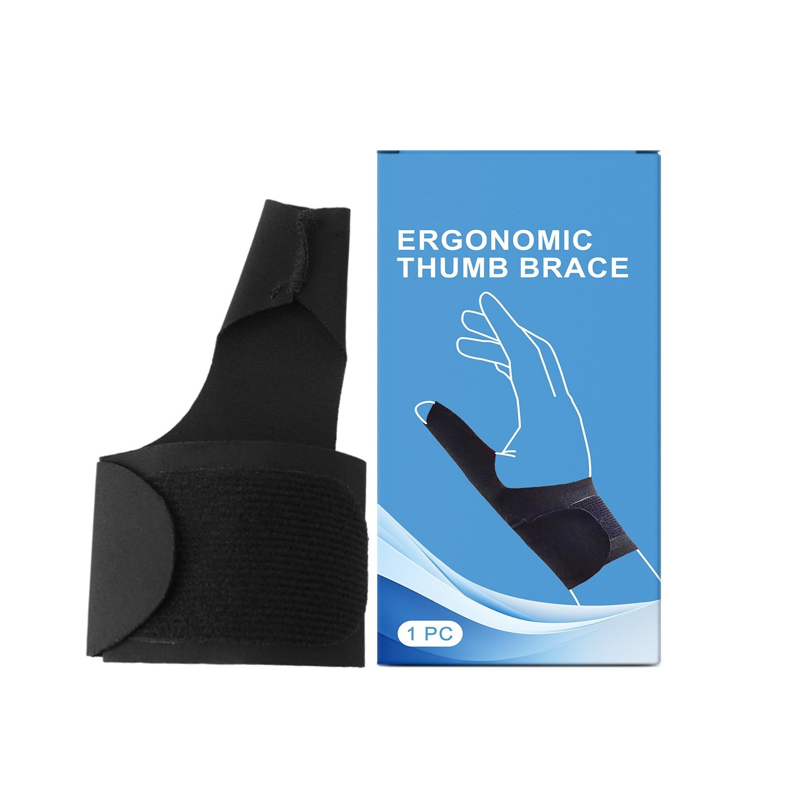 Ergonomic Thumb Brace Right And Left Breathable And Soft Thumb Splint ...