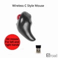 Ergonomic Thumb Trackball Mouse, 2.4G Wireless & Wired Options, 1600DPI ...