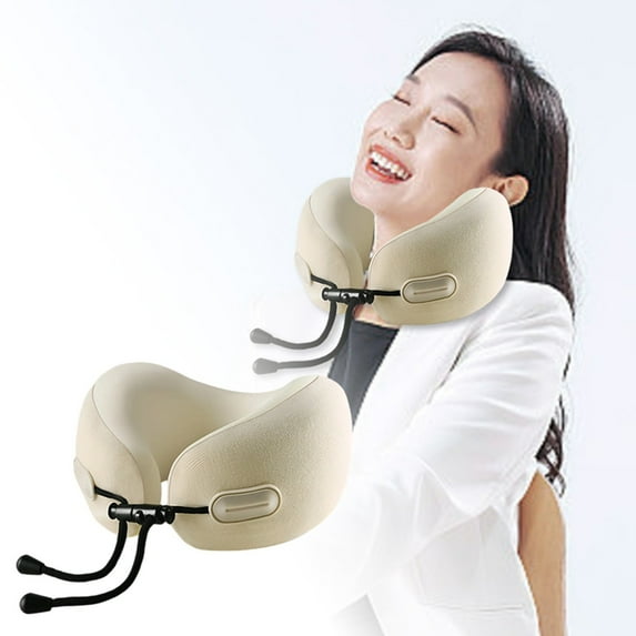 Ergonomic Travel Neck Pillow For Airplane And Car Sleeping Support ...