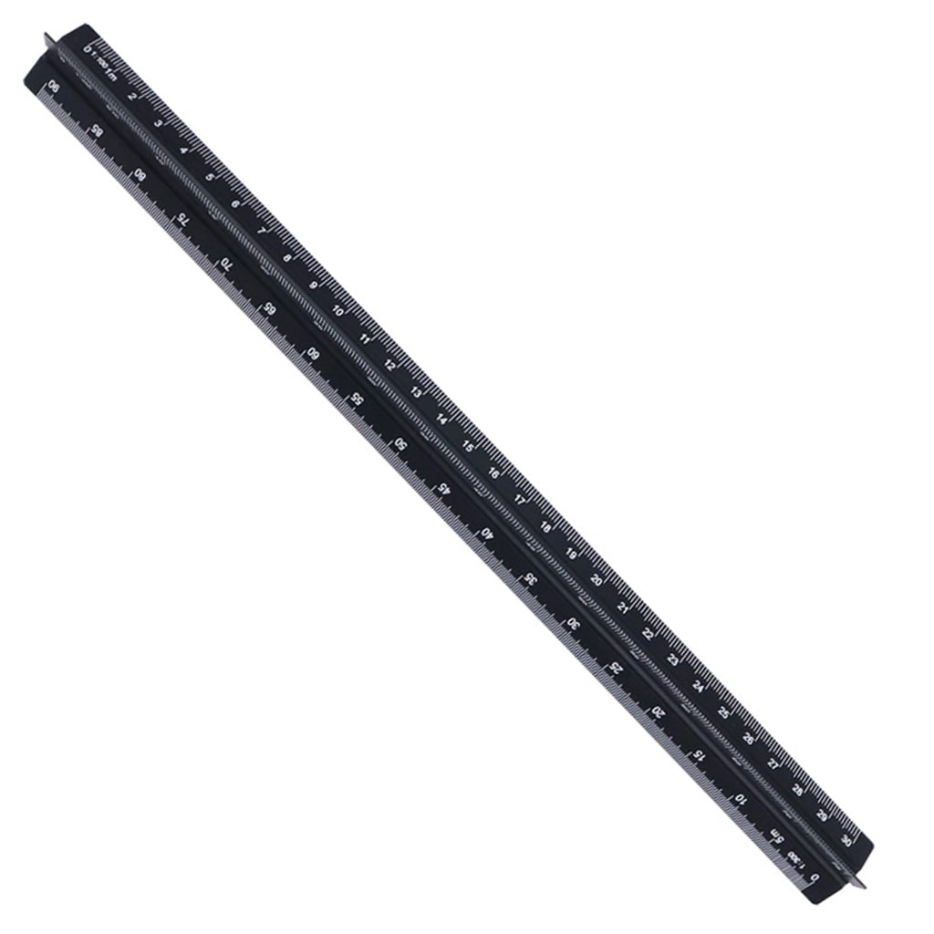 Ergonomic Triangular Drafting Ruler With High Visibility Engraved ...