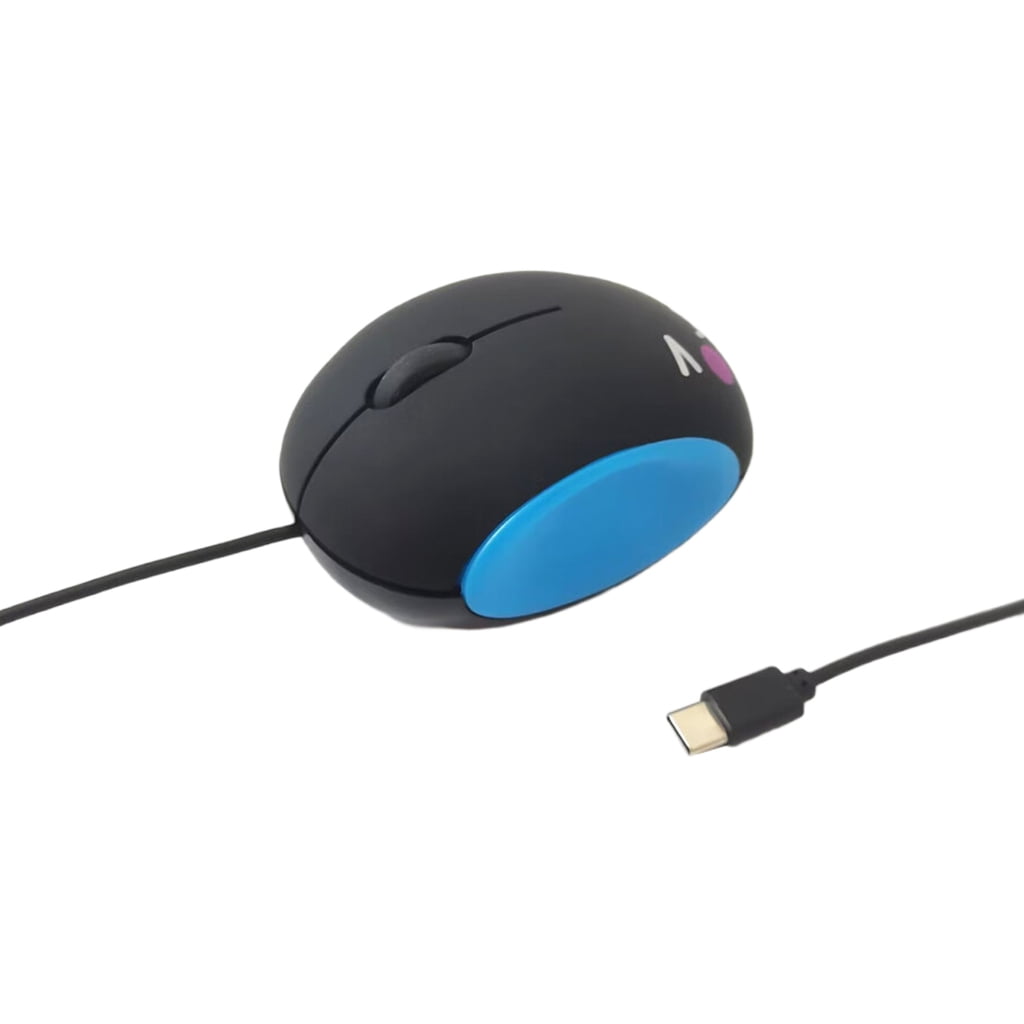 Ergonomic USB C Corded Computer Mouse 1200DPI Plugs Play Button for ...