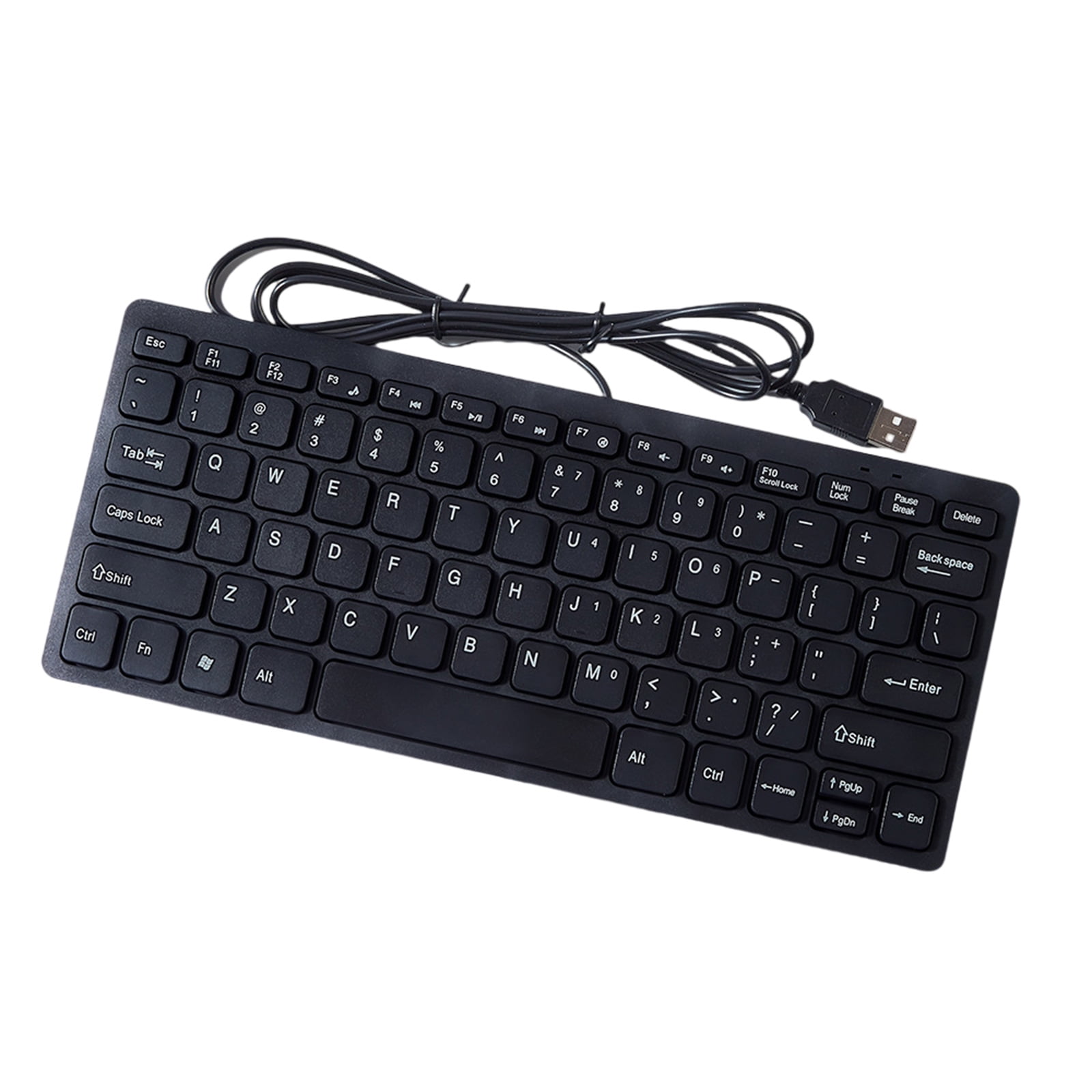 Ergonomic USB Wireds Miniature Keyboards 78 Key for Efficient Typing on ...