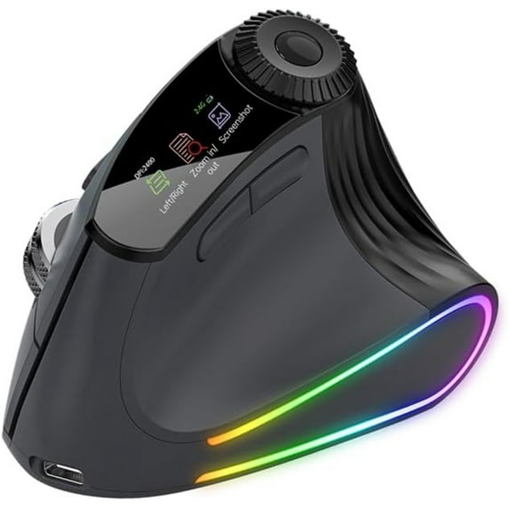 Ergonomic Vertical Mouse Wireless, Rechargeable Bluetooth Ultra-Fast ...