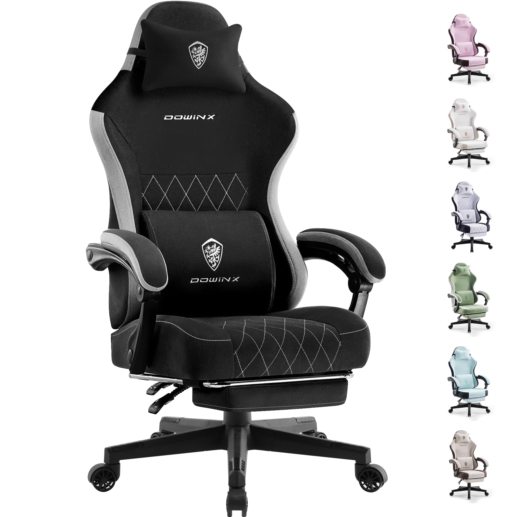Ergonomic Video Game Chair with Breathable Mesh Fabric, Pocket Spring ...