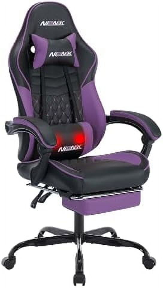 Ergonomic Video Gamer Chairs,Computer Gaming Chairs with Massage Lumbar ...