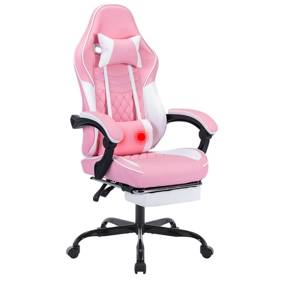 Ergonomic Video Gamer Chairs,Computer Gaming Chairs with Massage Lumbar ...