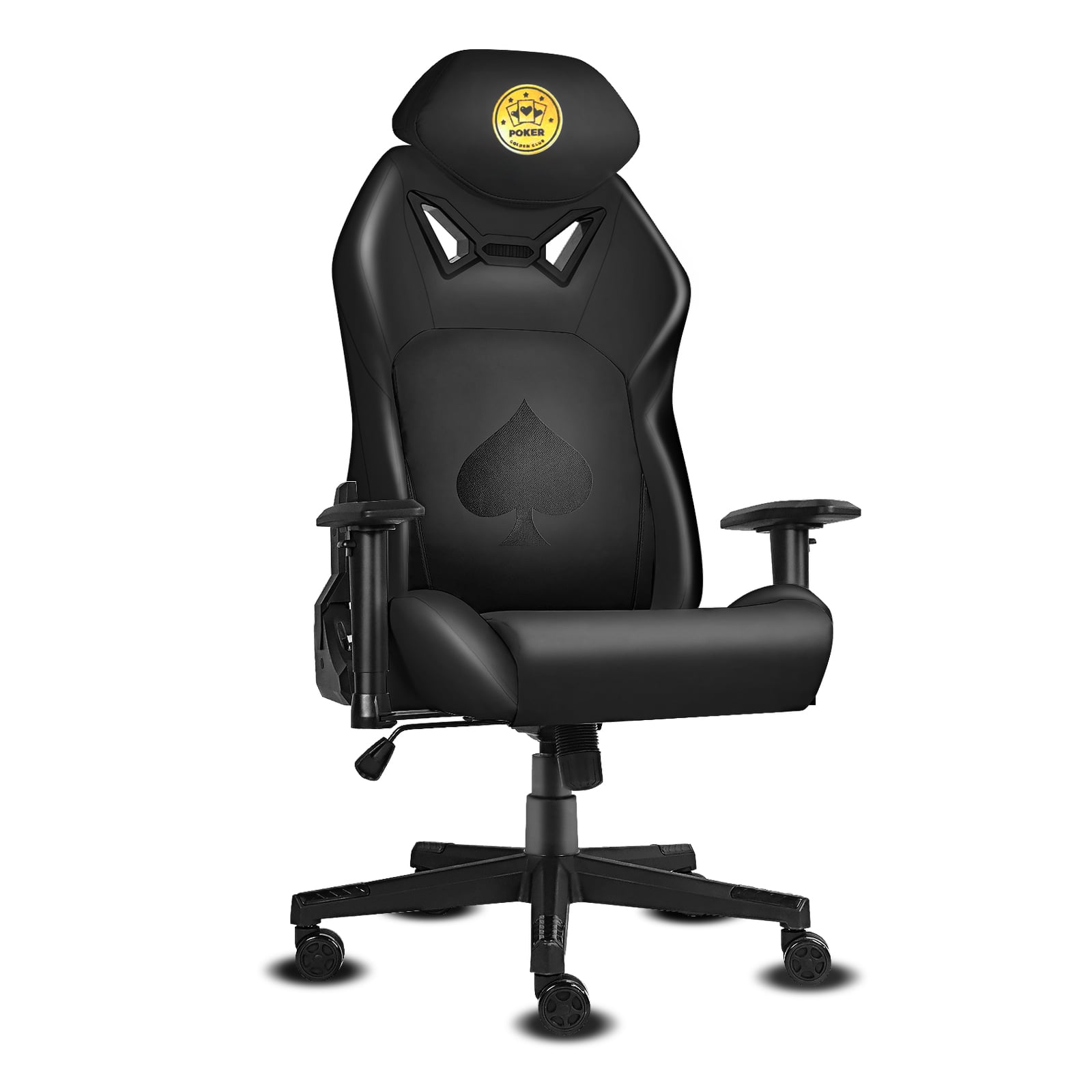 Ergonomic Video Poker Gaming Chair Recliner with Texas Hold'em Sign ...