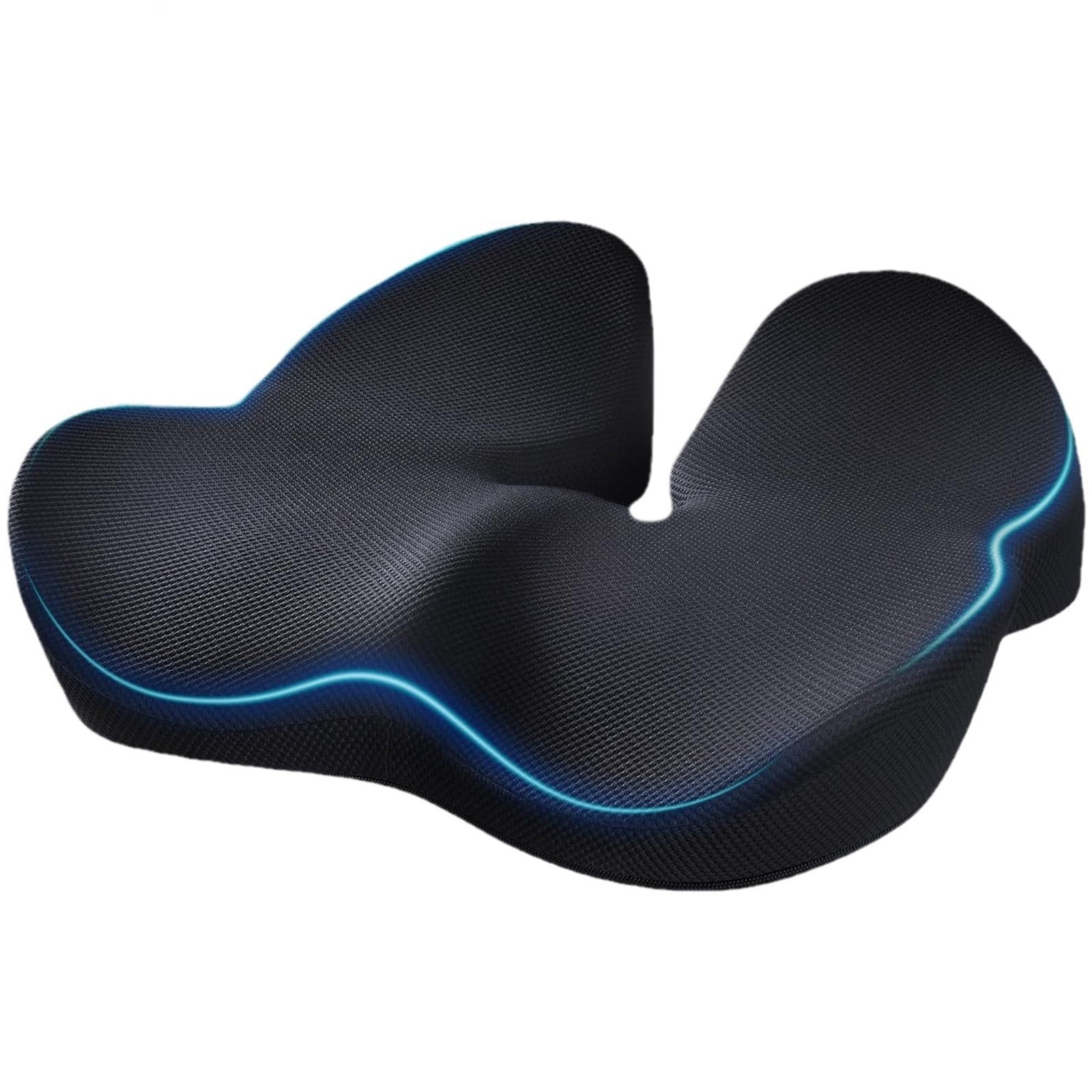 Ergonomic W Shape Memory Foam Seat Cushion For Sciatica Tailbone Pain ...