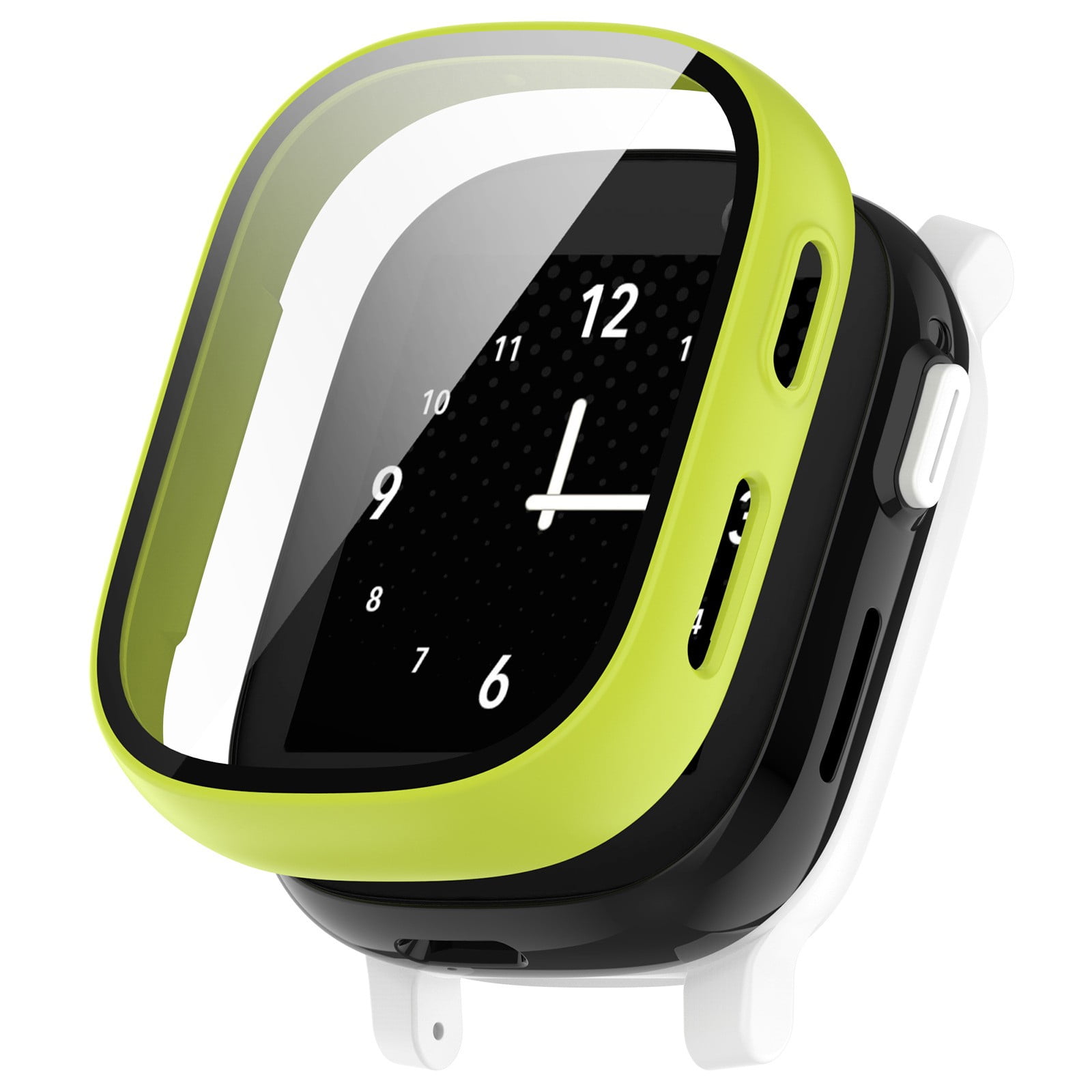 Ergonomic Watch Cover - PC + Tempered Glass, Integrated Design ...