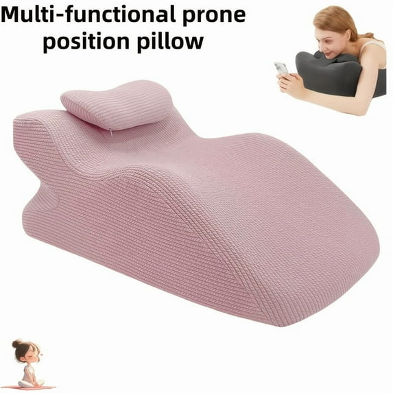 Ergonomic Wedge Pillow with - Lumbar Support & for Back, Machine ...