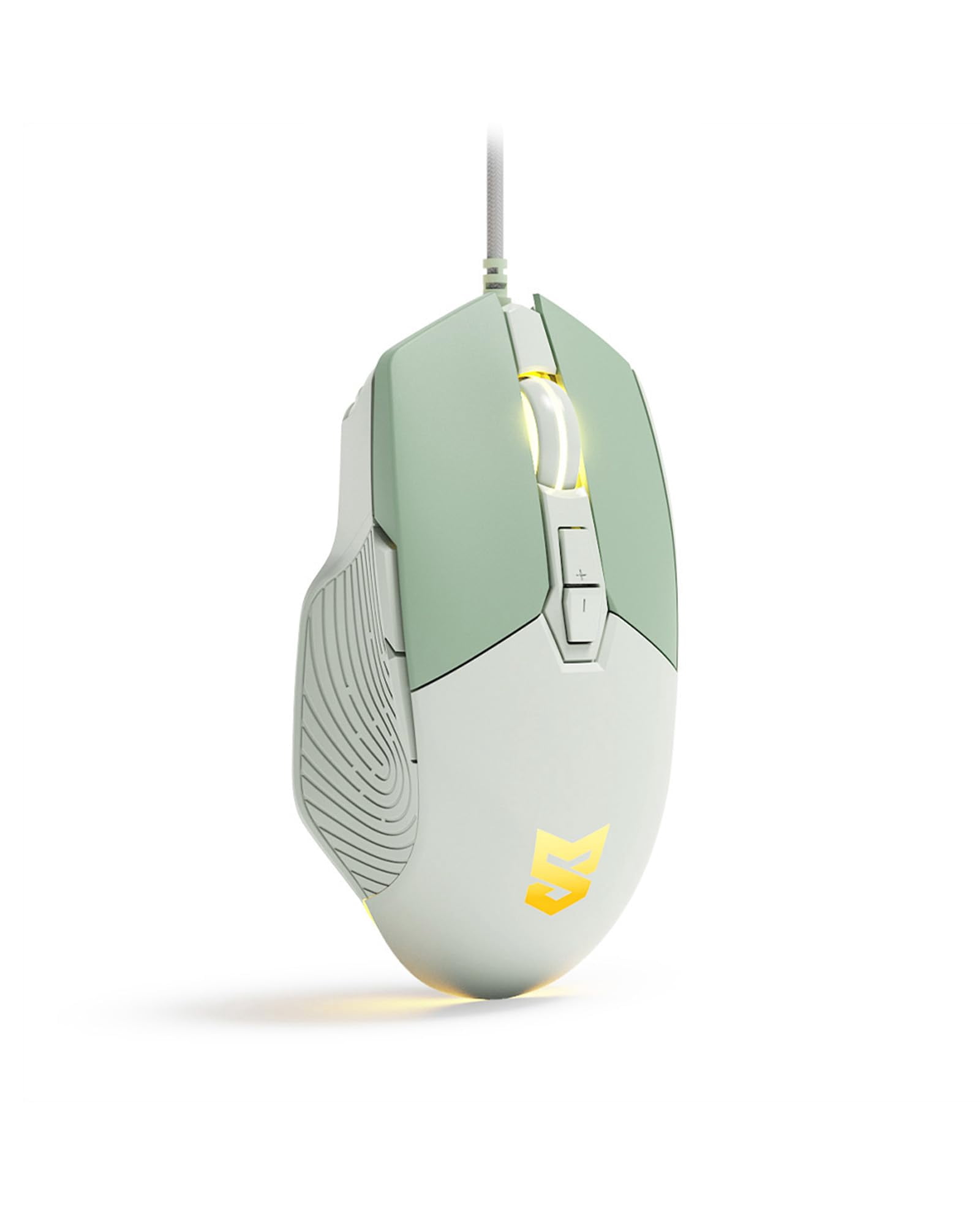 Ergonomic Wired Gaming Mouse, 7200 DPI Optical Sensor Adjustable, USB C ...