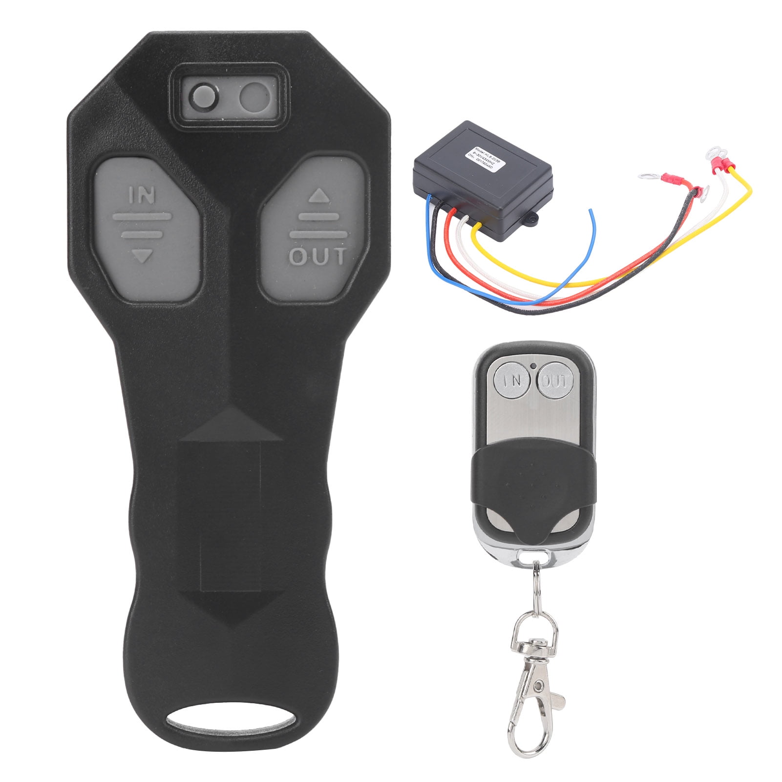 Ergonomic Wireless Winch Remote Control Kit, Automatic Shutdown 4 GHz ...