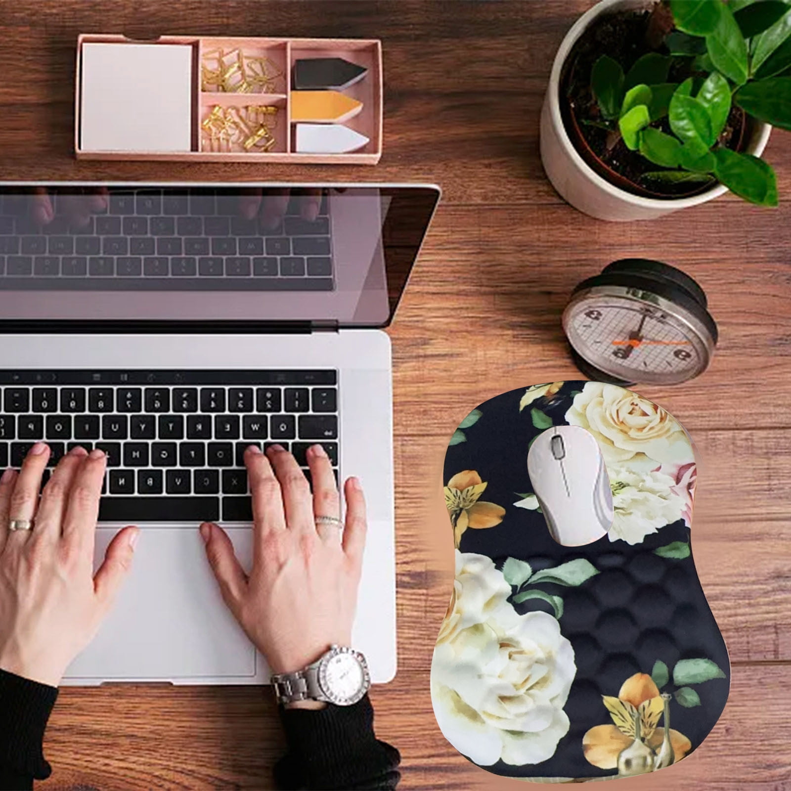 Ergonomic Wrist Support Mouse Pad - Large 12x8 Inch Gaming & Office ...