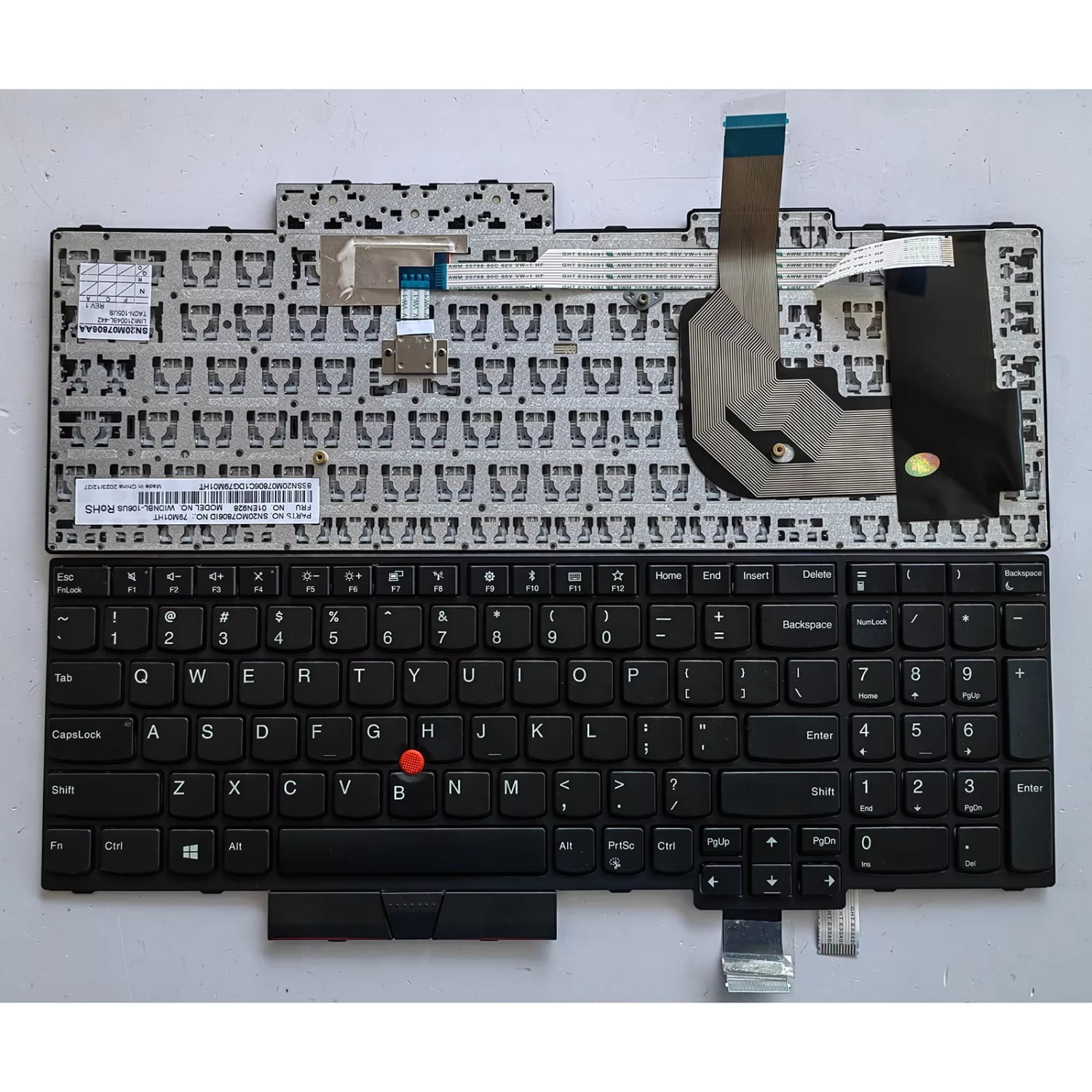 Ergonomic and Durable Laptop Replacement Keyboard Layout for ThinkPad ...