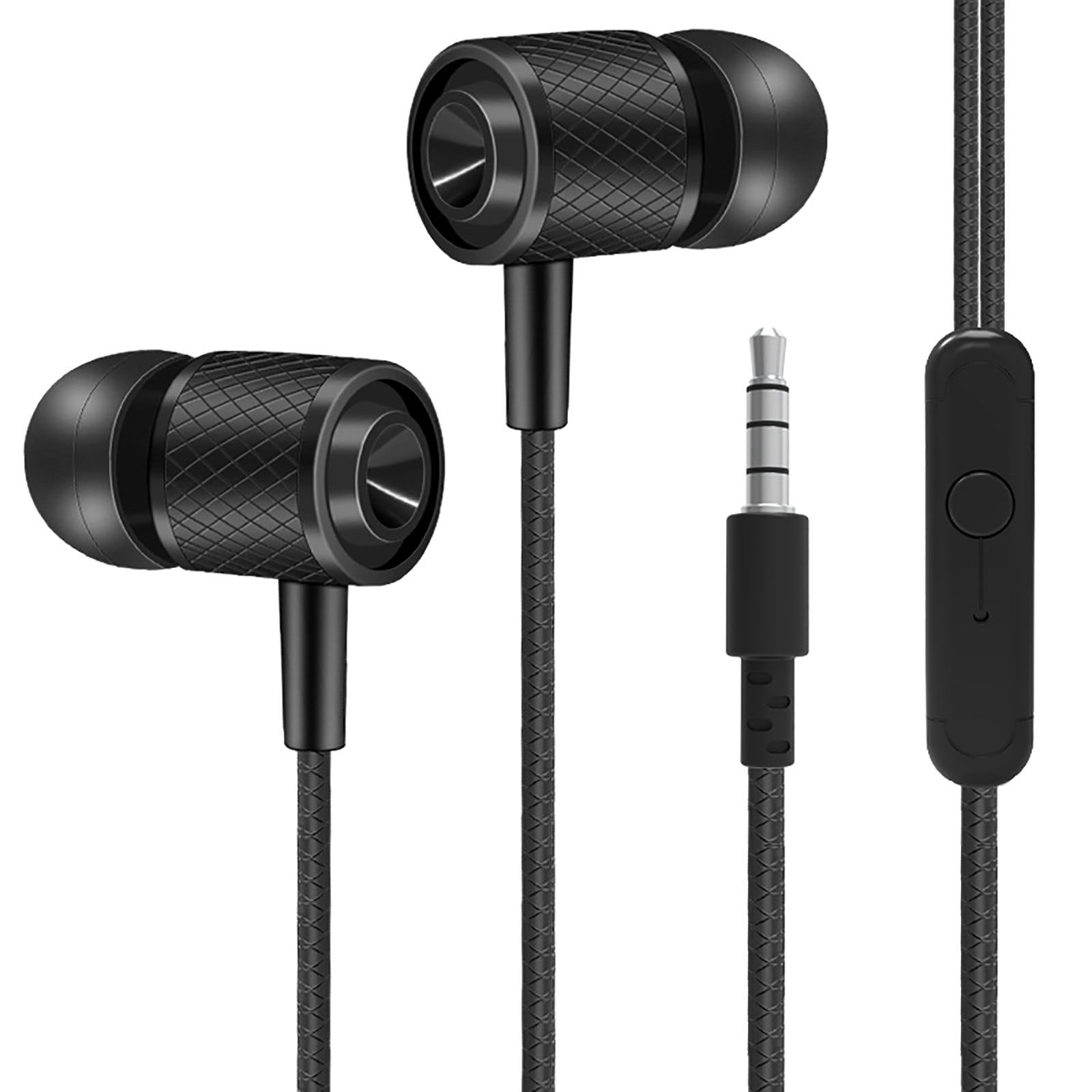 Ergonomic and High-Quality Earphones - with Microphone,Stable Audio ...