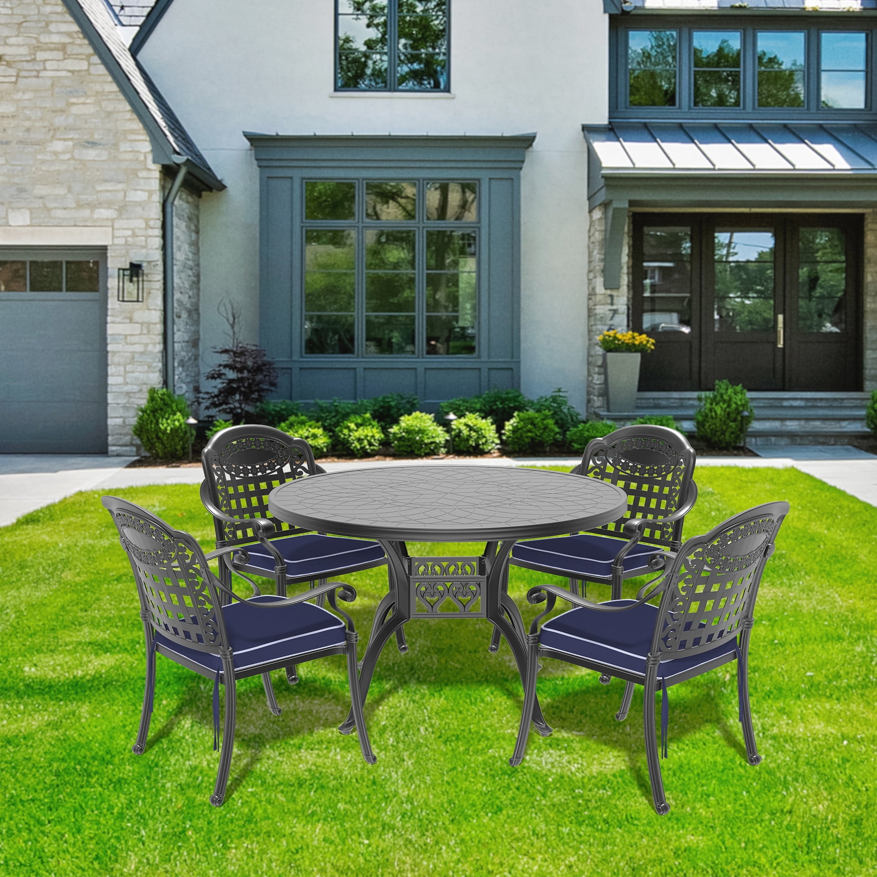 Ergonomic chairs, included tools - Easy to assemble for outdoor setup ...