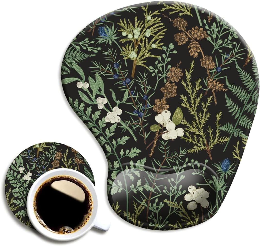 Ergonomic mouse pad with wrist rest, cute mouse pad with non-slip PU ...