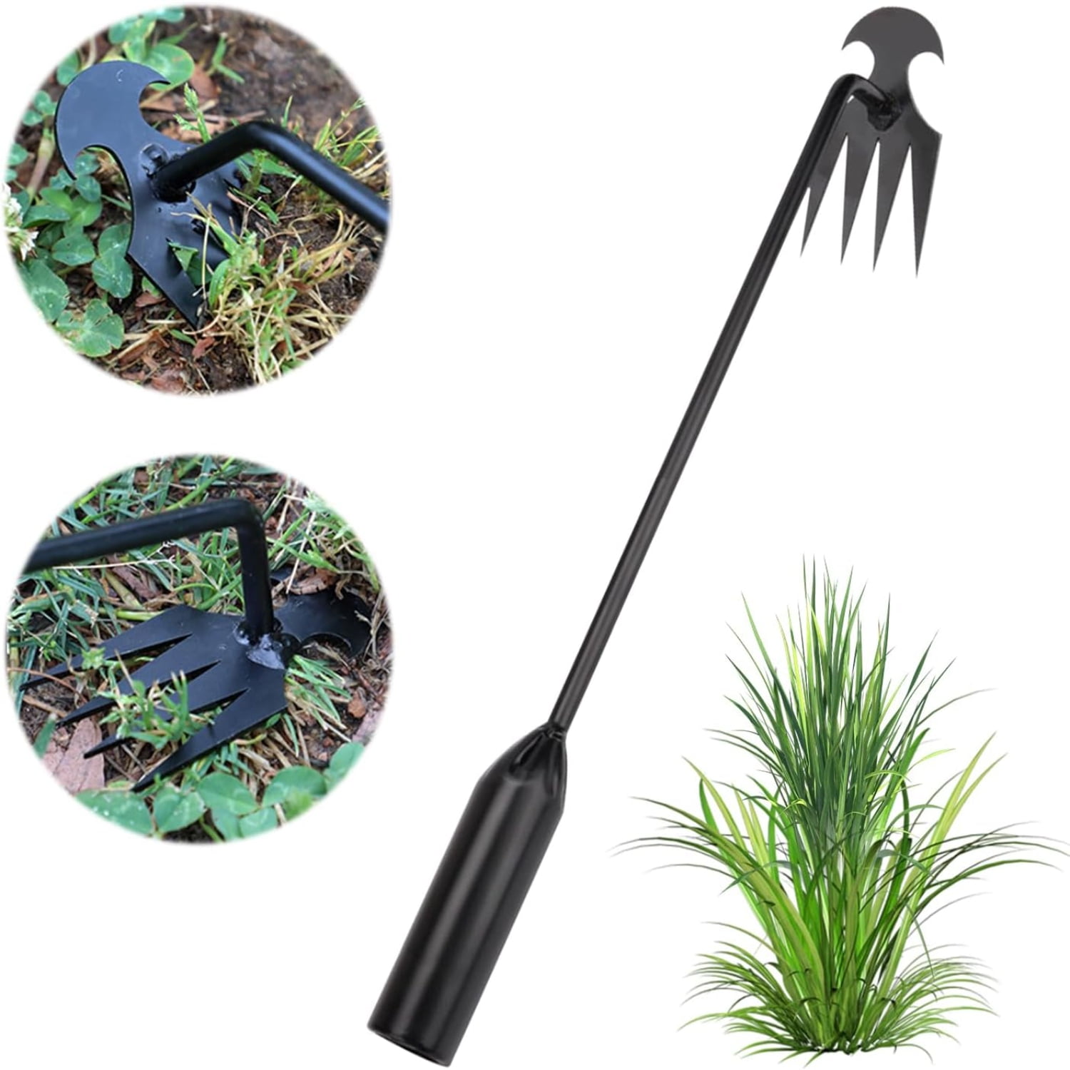 Ergonomically designed lightweight ble weed remover for all types of soil - Essential gardening ...