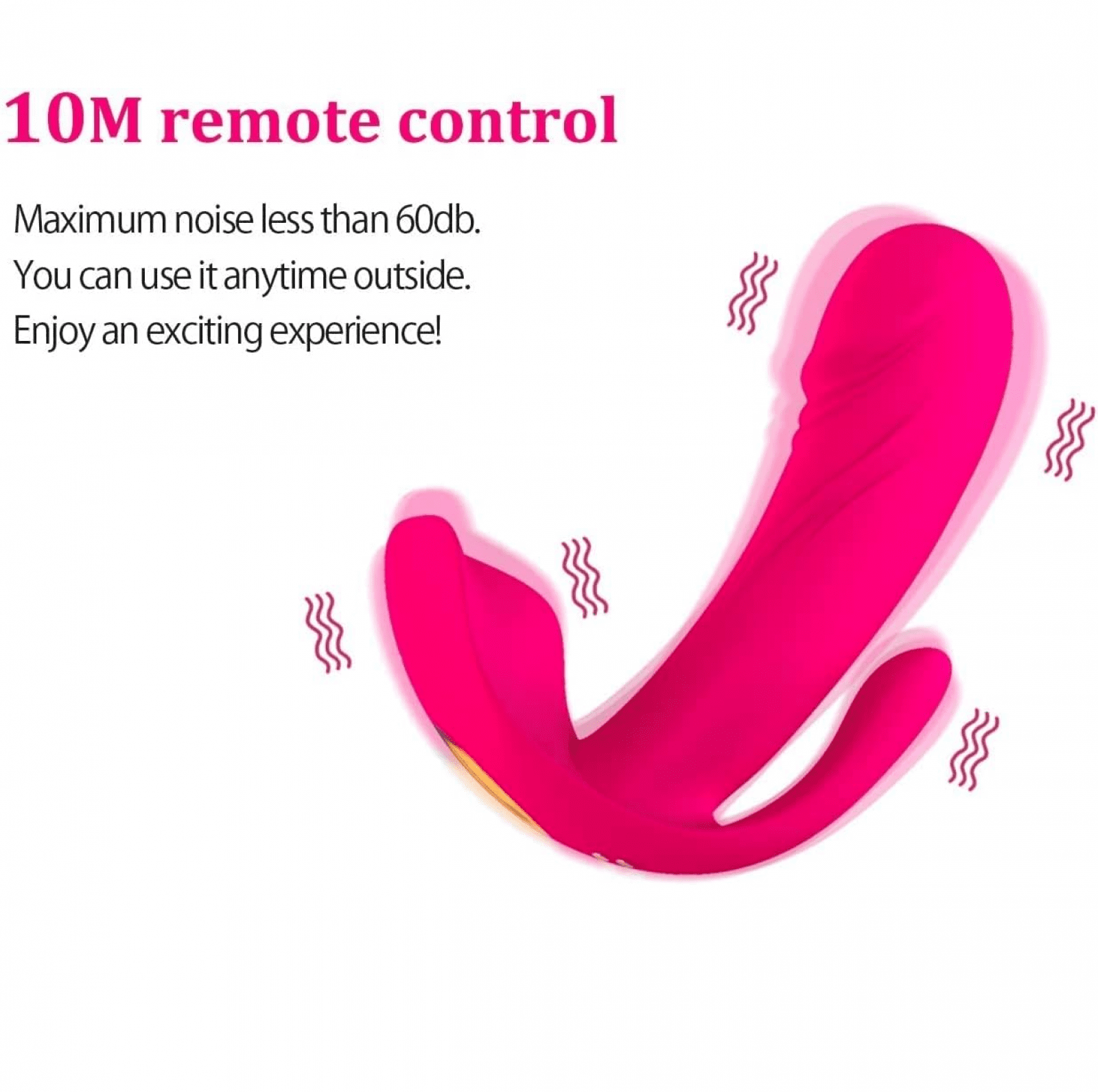 Ergonomics Remote Control Vaginal And Clitoral Dual Motor Female