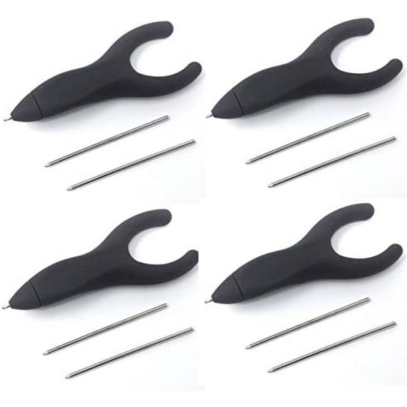 Ergosof, Ballpoint Pen with Black Ink, Set of 4 Pens Individually ...