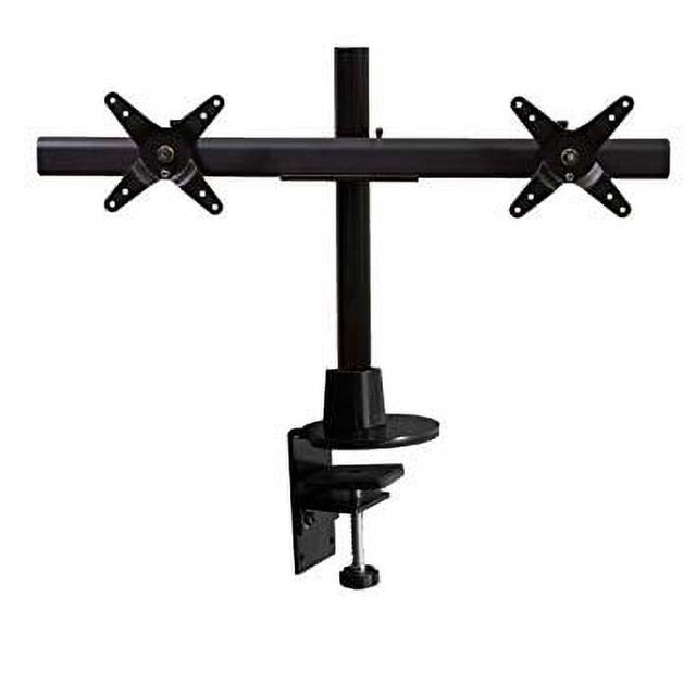 Ergotech Dual LCD Monitor Desk Stand - 16" pole - Black - Clamp Mount ...