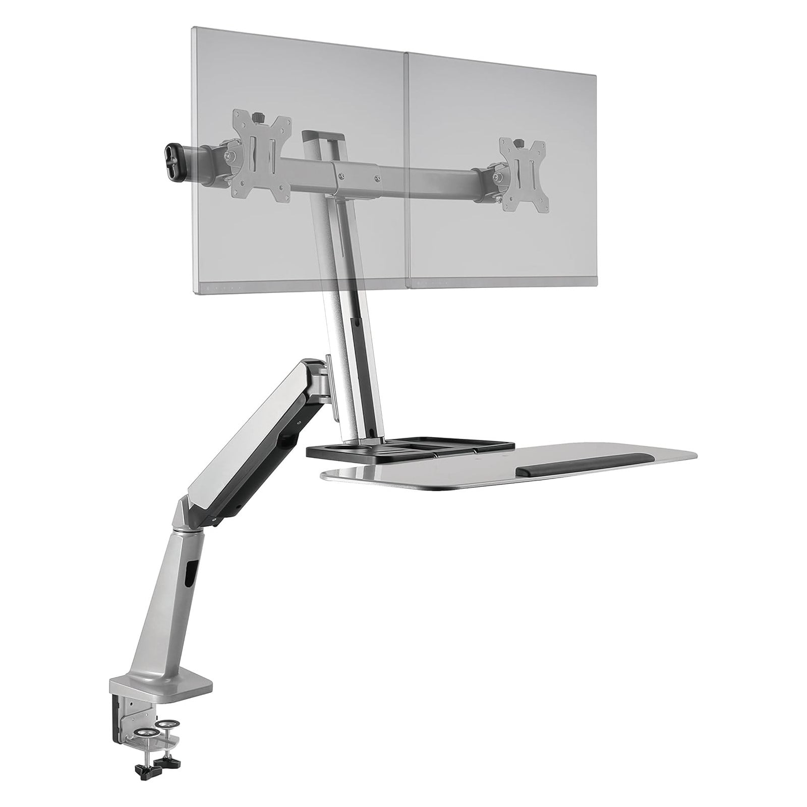 Ergotech Freedom Lift Dual Sit-Stand Workstation - FDM-LIFT-2 - Walmart.com