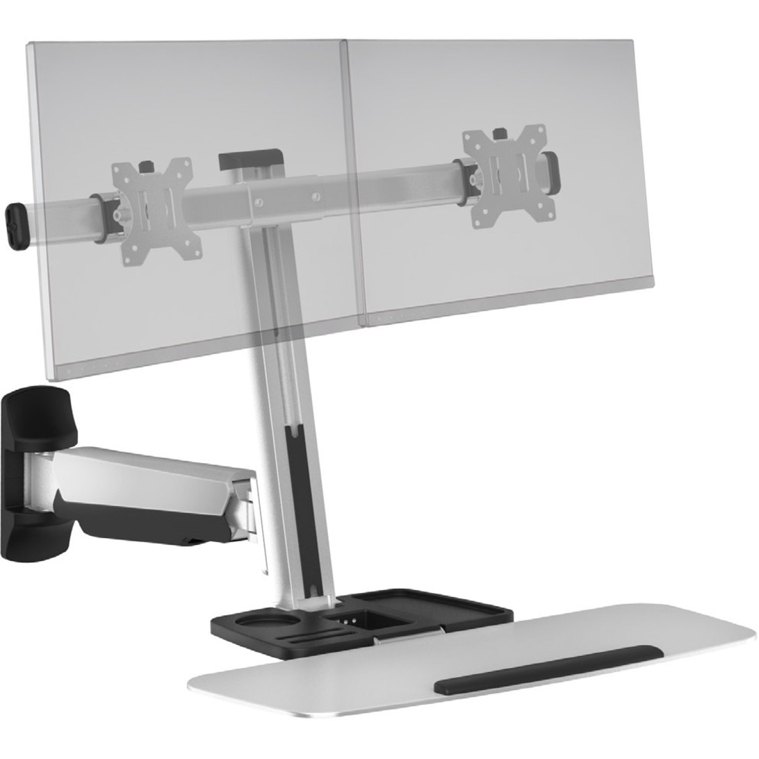 Ergotech Freedom Lift Wall Mount Dual Sit-Stand Workstation - FDM-LIFT ...