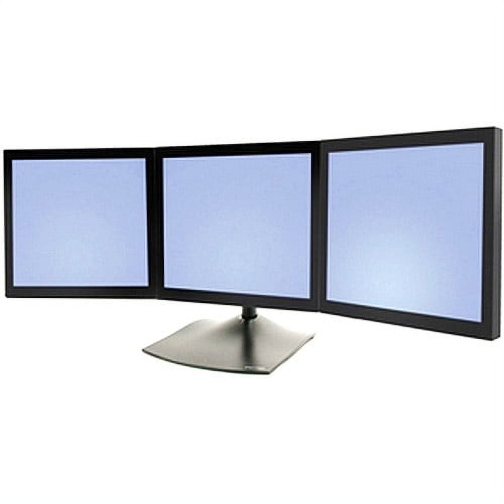Ergotron 33-323-200 DS100 Triple-Monitor Desk Stand - Up to 93lb - Up ...