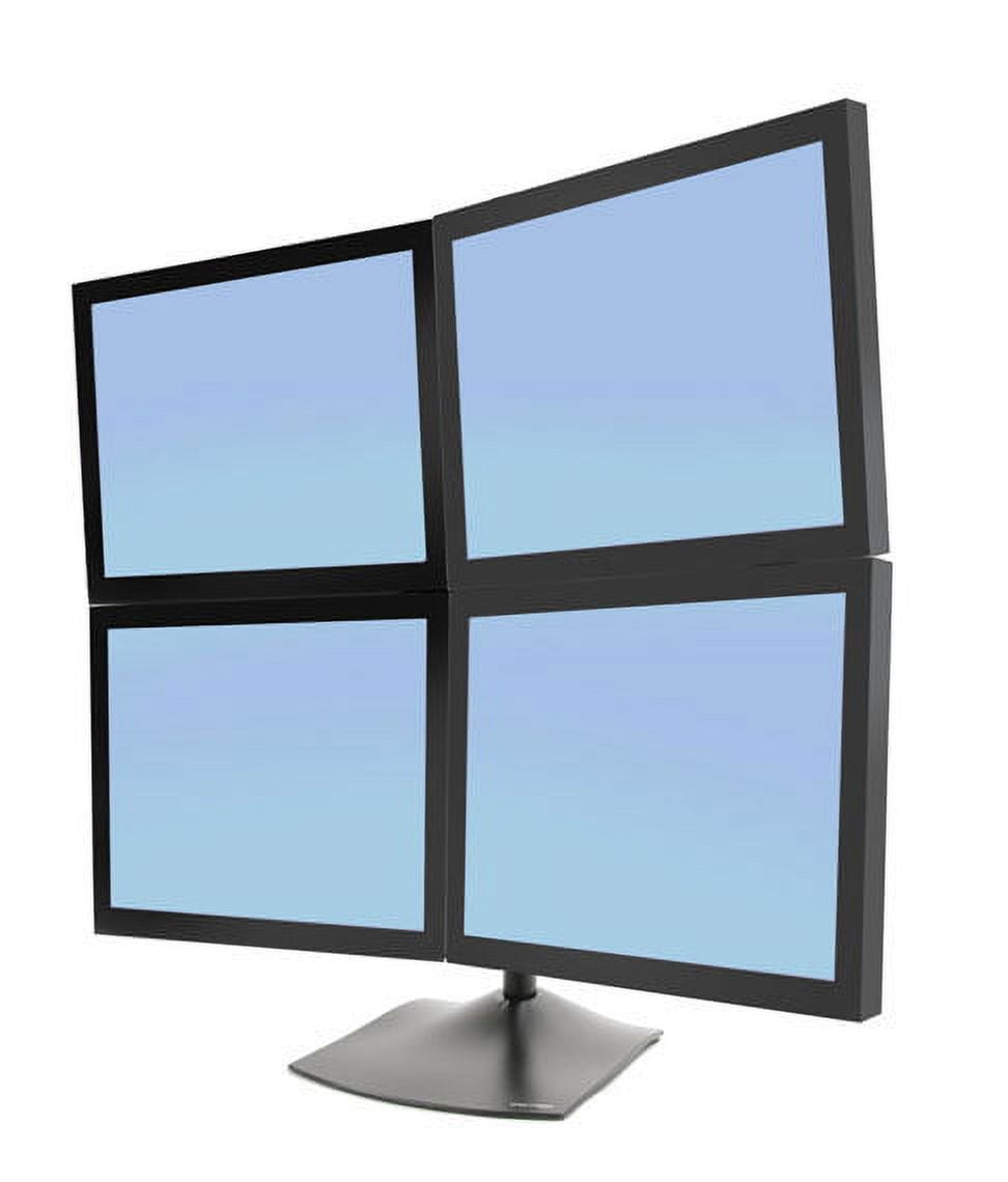 Ergotron 33-324-200 DS100 Quad-Monitor Desk Stand - Stand for 4 LCD ...