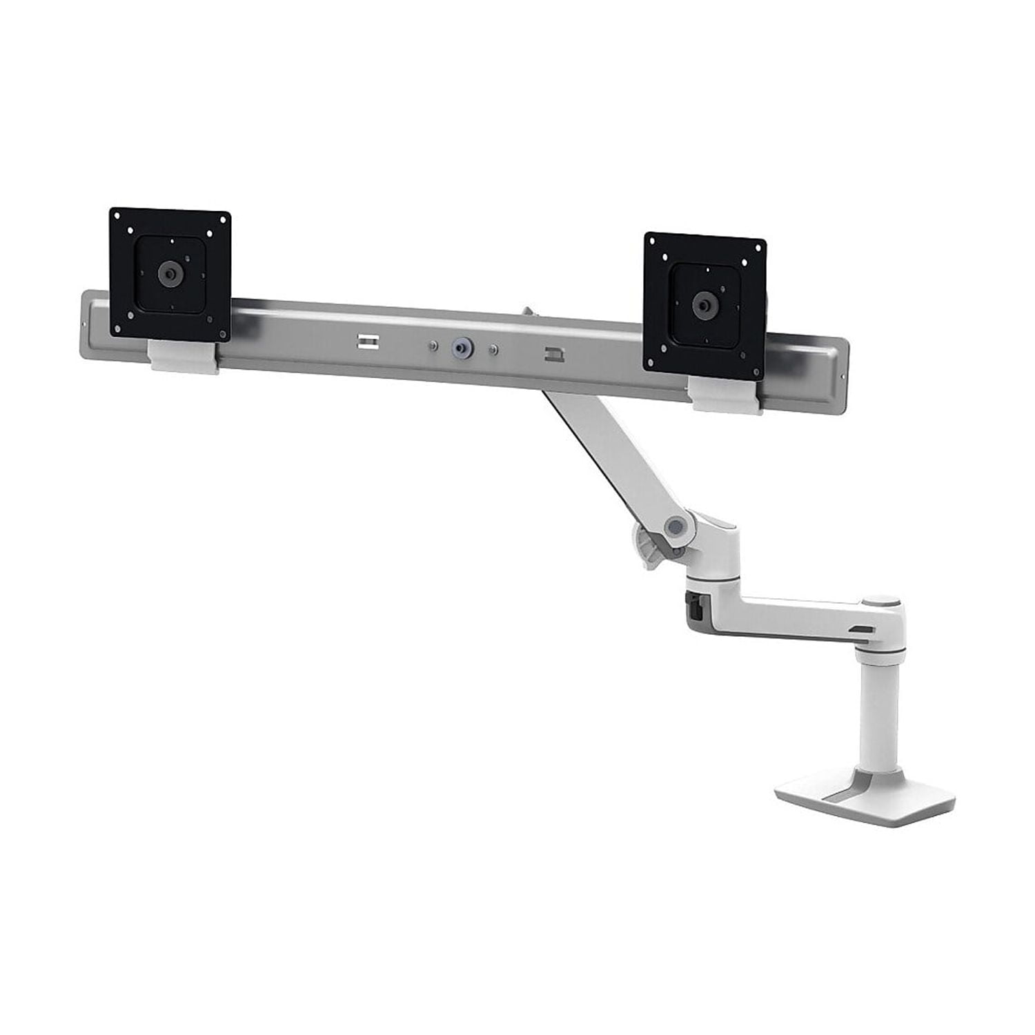 Ergotron 45-489-026 LX Dual Direct Polished Aluminum Monitor Arm For 25 ...