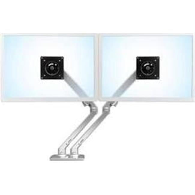 Ergotron 45-496-026 MXV Desk Dual Monitor Arm for up to 24" Displays ...