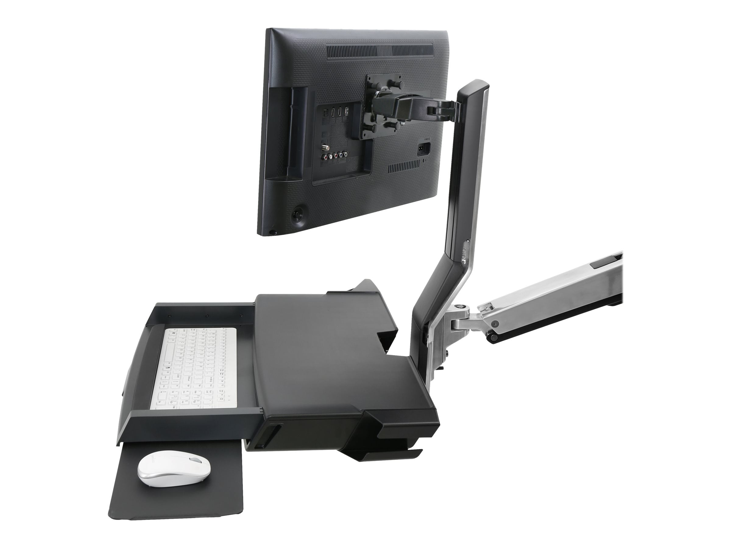 Ergotron 45-594-026 SV Combo System with Worksurface and Small CPU ...