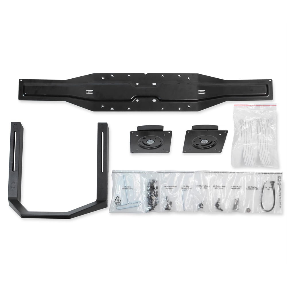 Ergotron 97-718-009 Dual Monitor & Handle Kit - Walmart.com