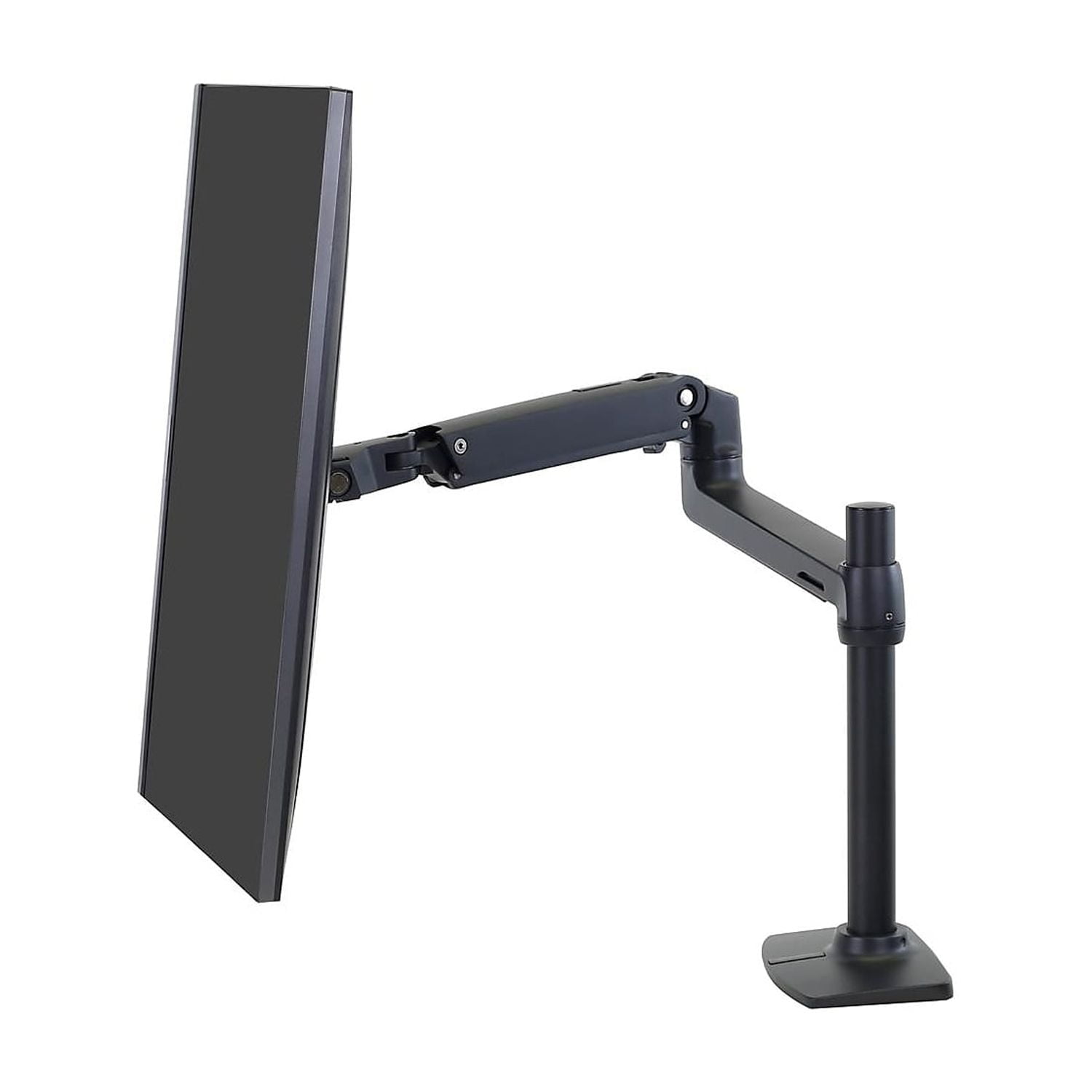 Ergotron LX Desk Mount Monitor Arm Tall Pole Matte Black Matte Black ...