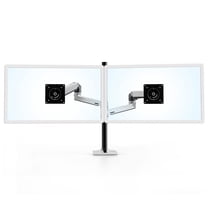 Ergotron LX Dual Stacking Arm, Tall Pole (white) - Walmart.com