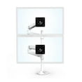 Ergotron LX Dual Stacking Arm, Tall Pole (white) - Walmart.com