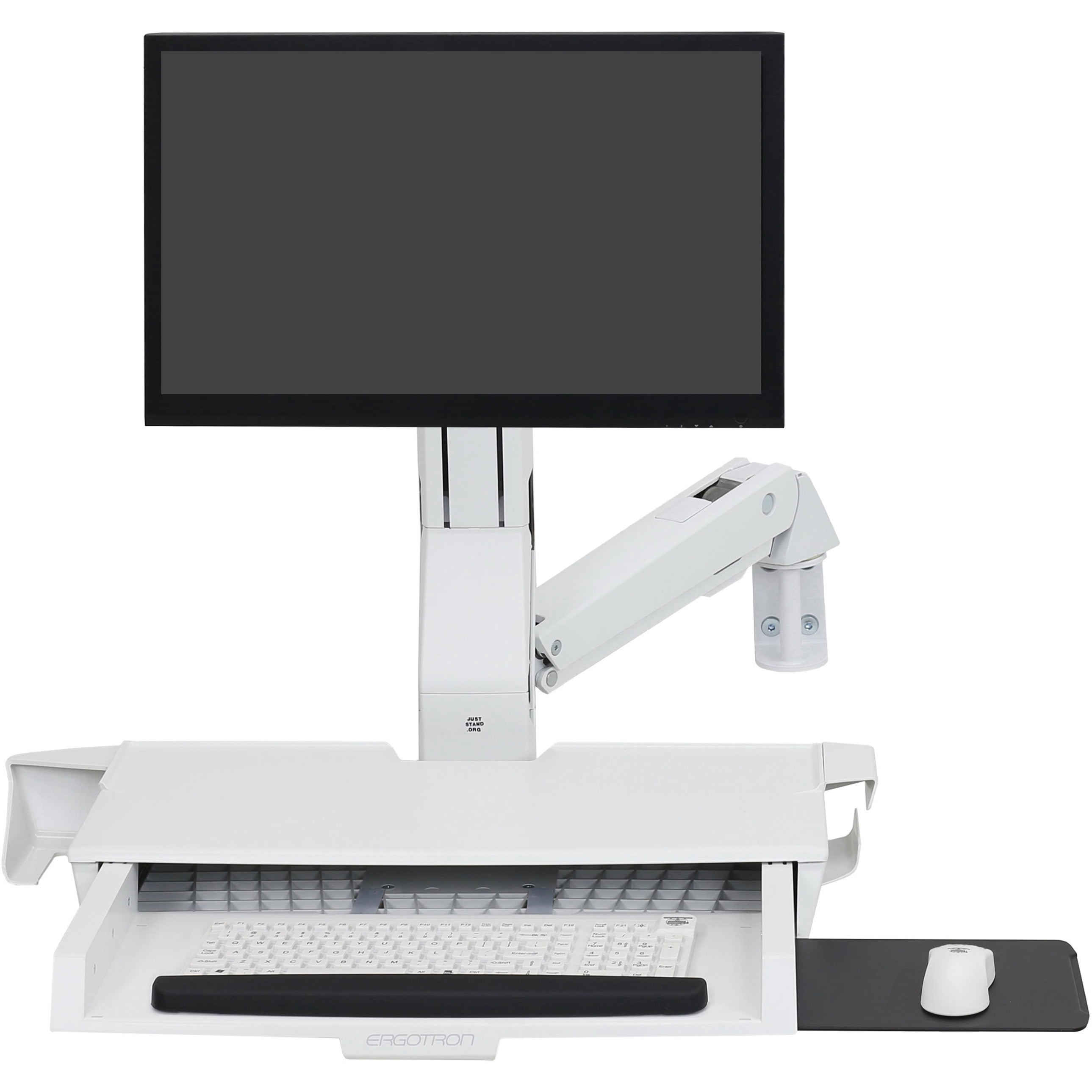Ergotron StyleView Wall Mount for Monitor, Bar Code Scanner, Keyboard ...