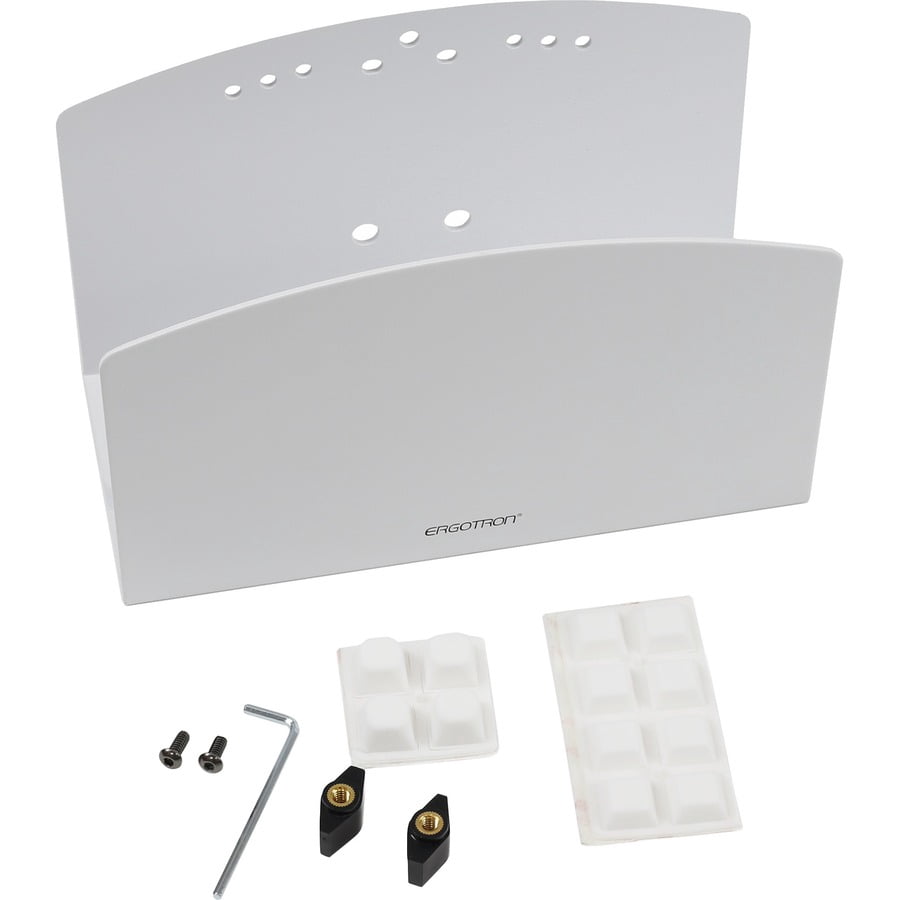 Ergotron Vertical Small CPU Holder (White) - Walmart Business Supplies
