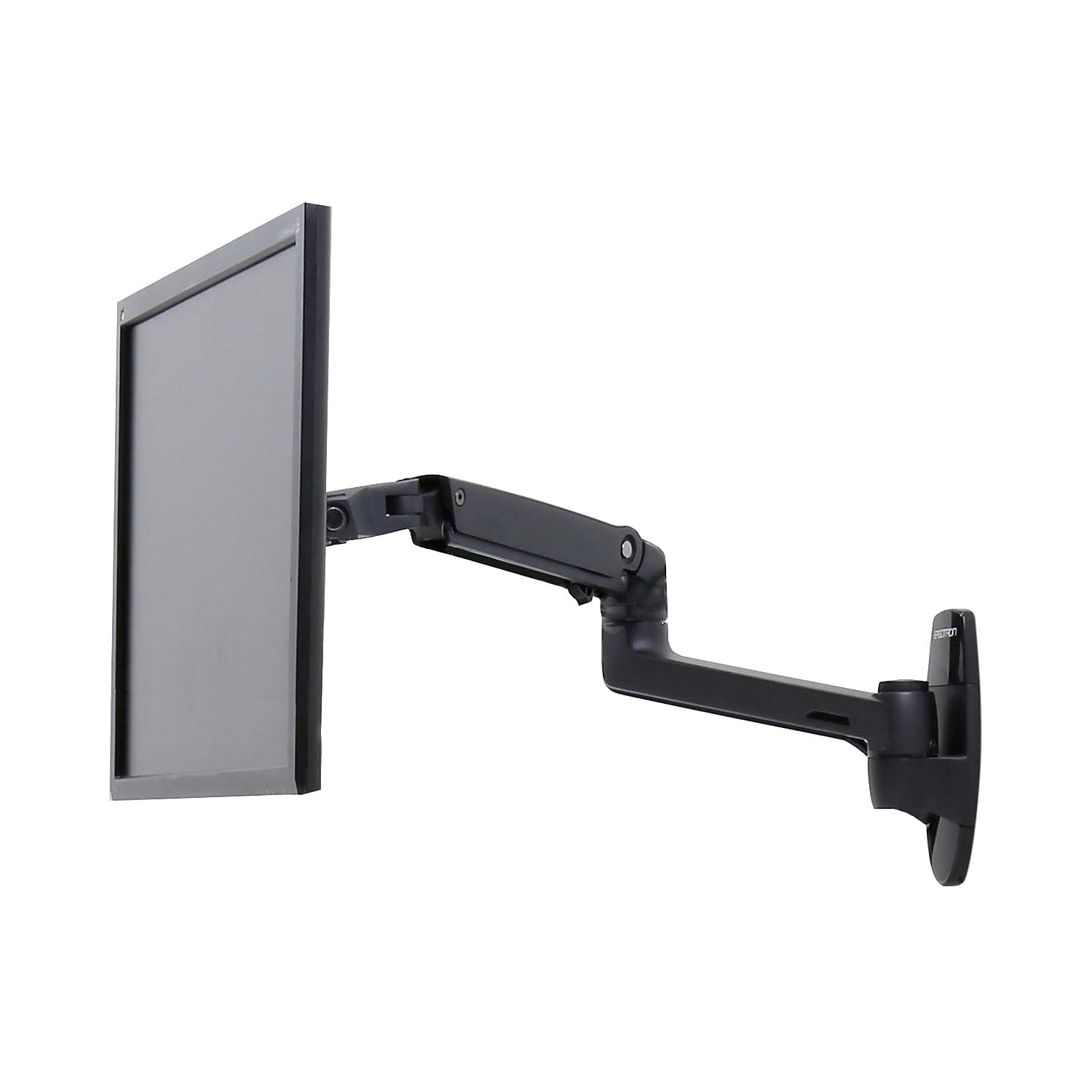 Ergotron LX Wall Mount VESA Monitor Arm, Desk Space Saver, Matte Black ...