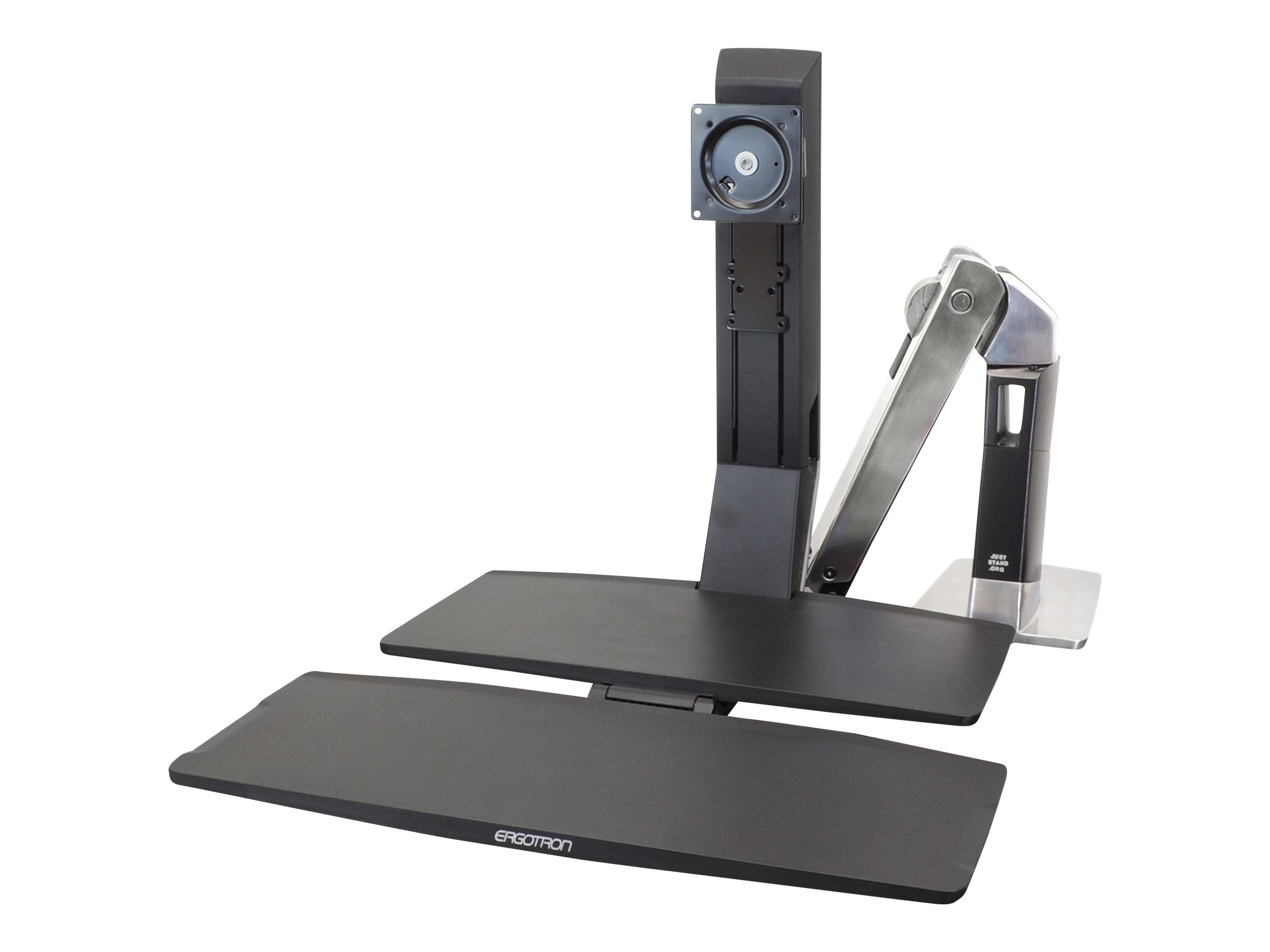 Ergotron WorkFit-A Sit-Stand Workstation w/Worksurface+, LCD LD Monitor ...