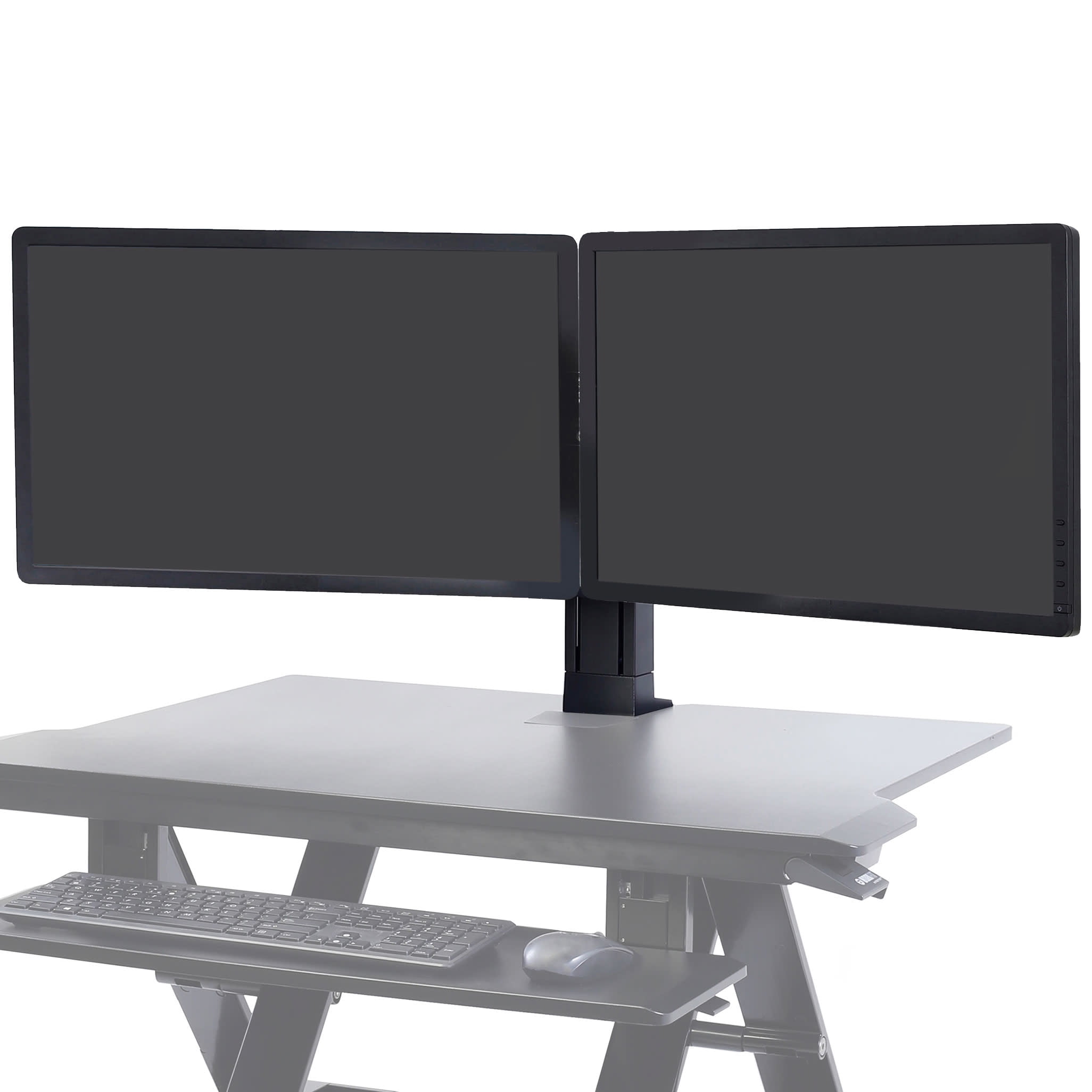 Ergotron WorkFit Dual Monitor Kit Universal Single, Black - Walmart.com