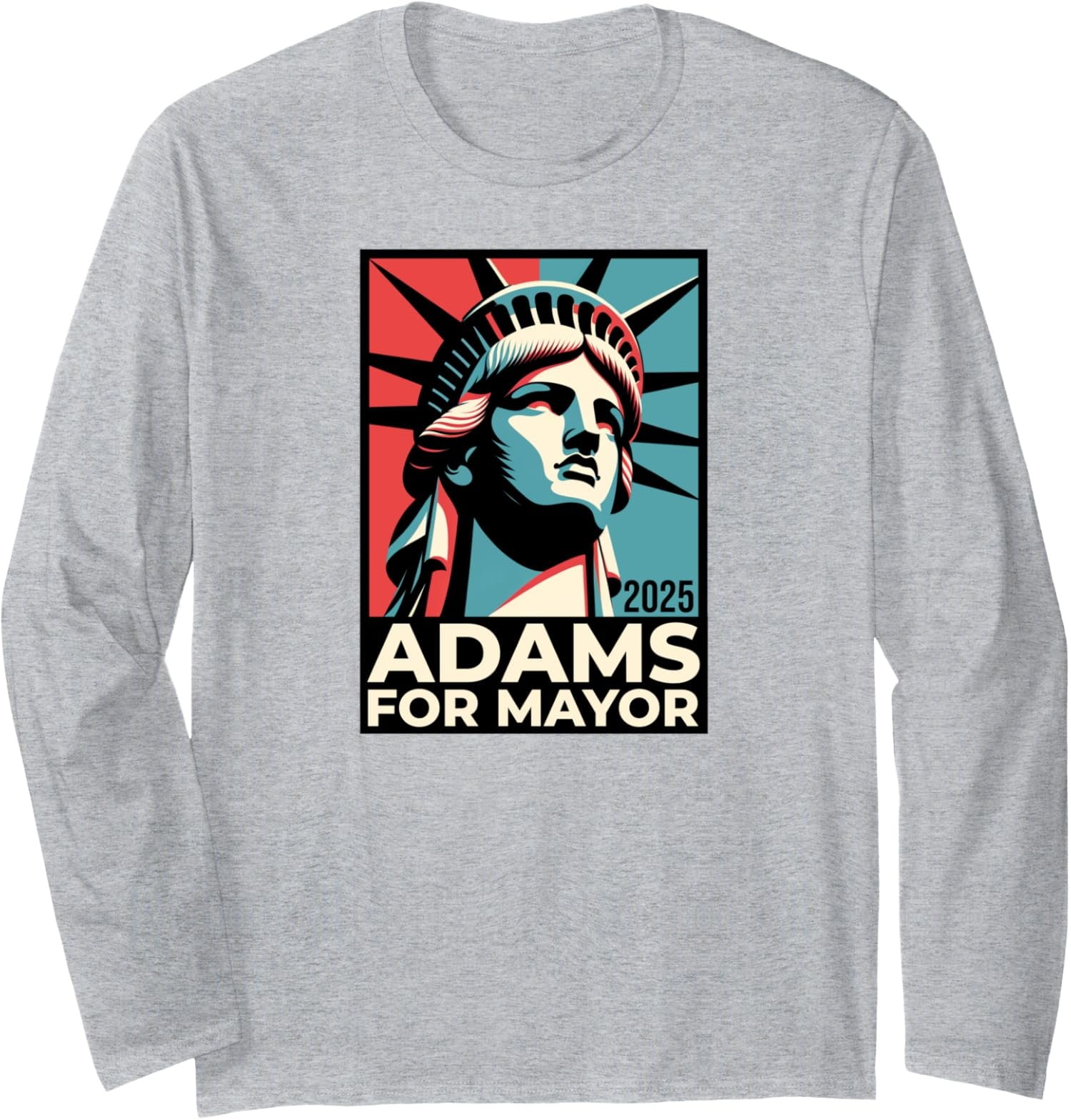 Eric Adams for NYC Mayor Campaign 2025 Design Long Sleeve Sweatshirt ...