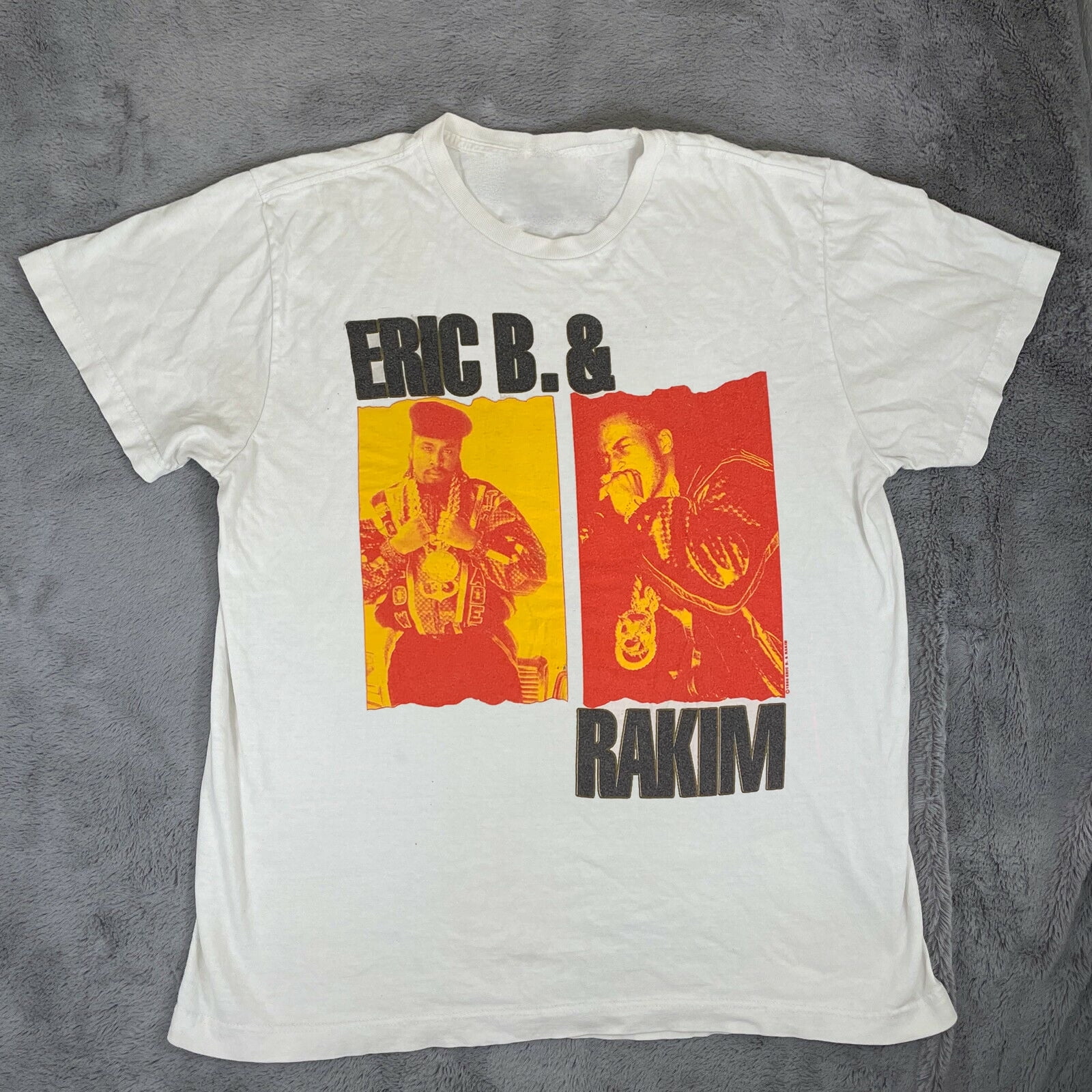 Eric B And Rakim Rapper Ain't No Joke Short Sleep T Shirt Full Size S ...