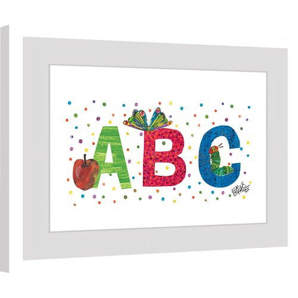 Eric Carle ABC Letters Framed Art Print - Walmart.com