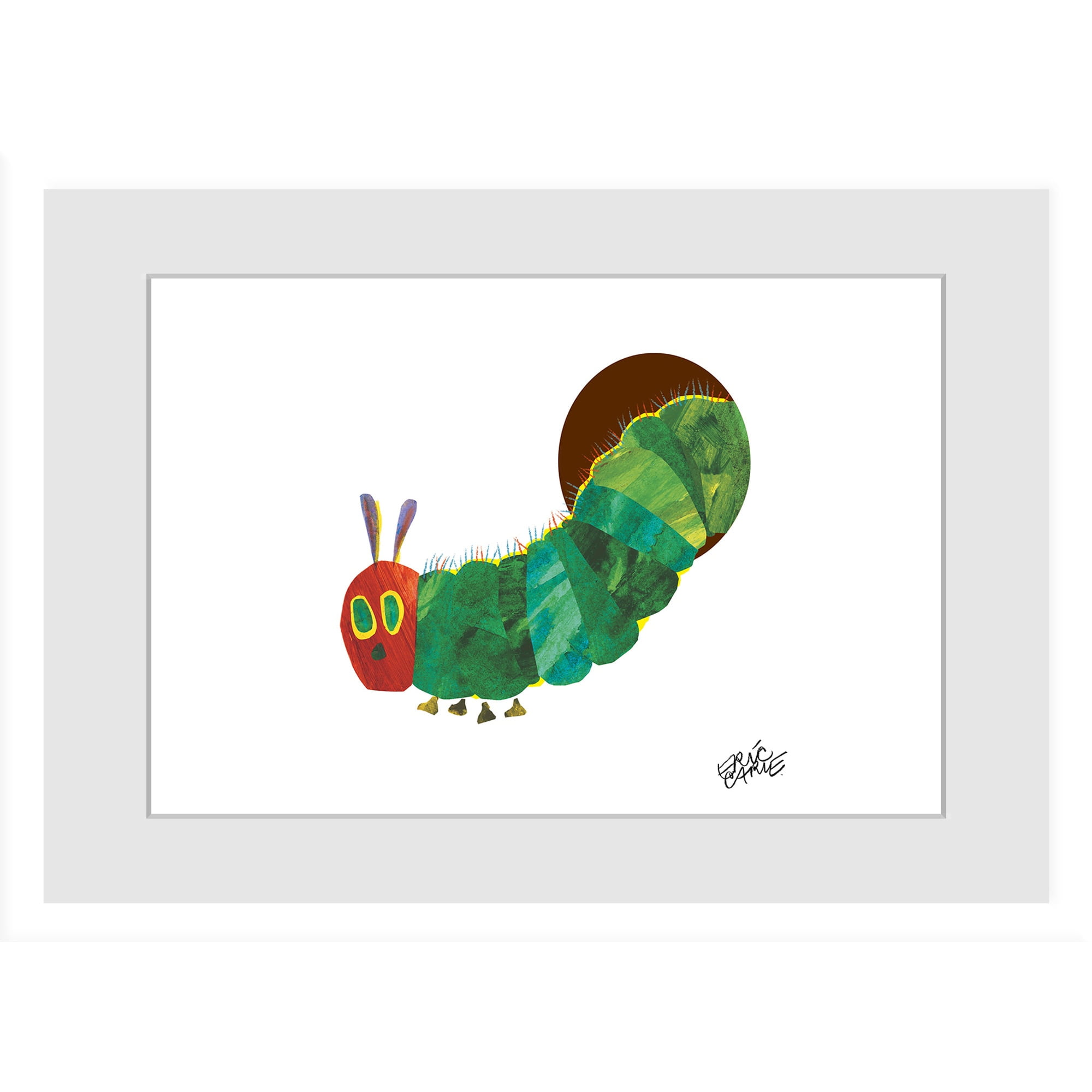 Eric Carle Caterpillar Hiding Framed Art Print - Giclee Print - Walmart.com